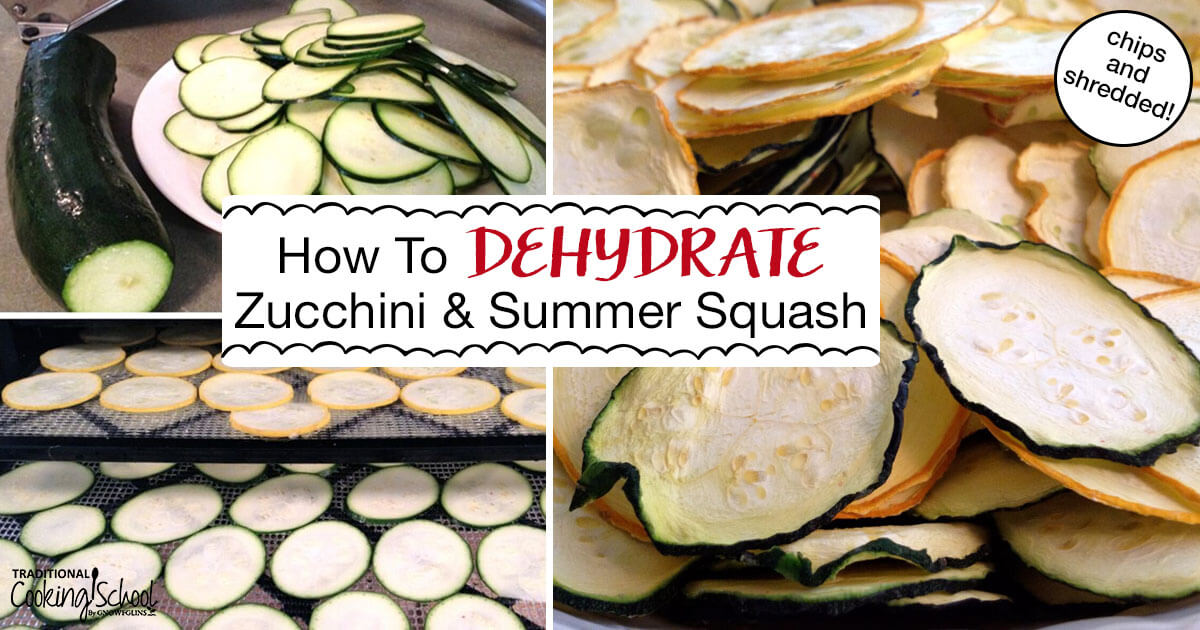 How To Dehydrate Zucchini & Summer Squash