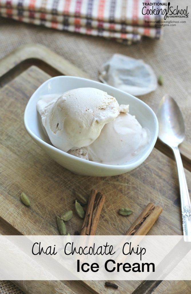 Our Sweet Chai Chocolate Chip Ice Cream
