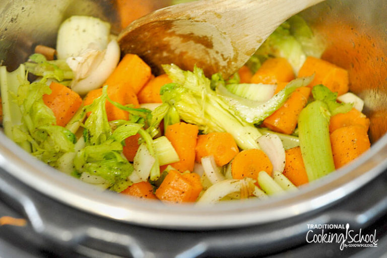 Homemade Vegetable Broth Recipe (Stove Top, Instant Pot)
