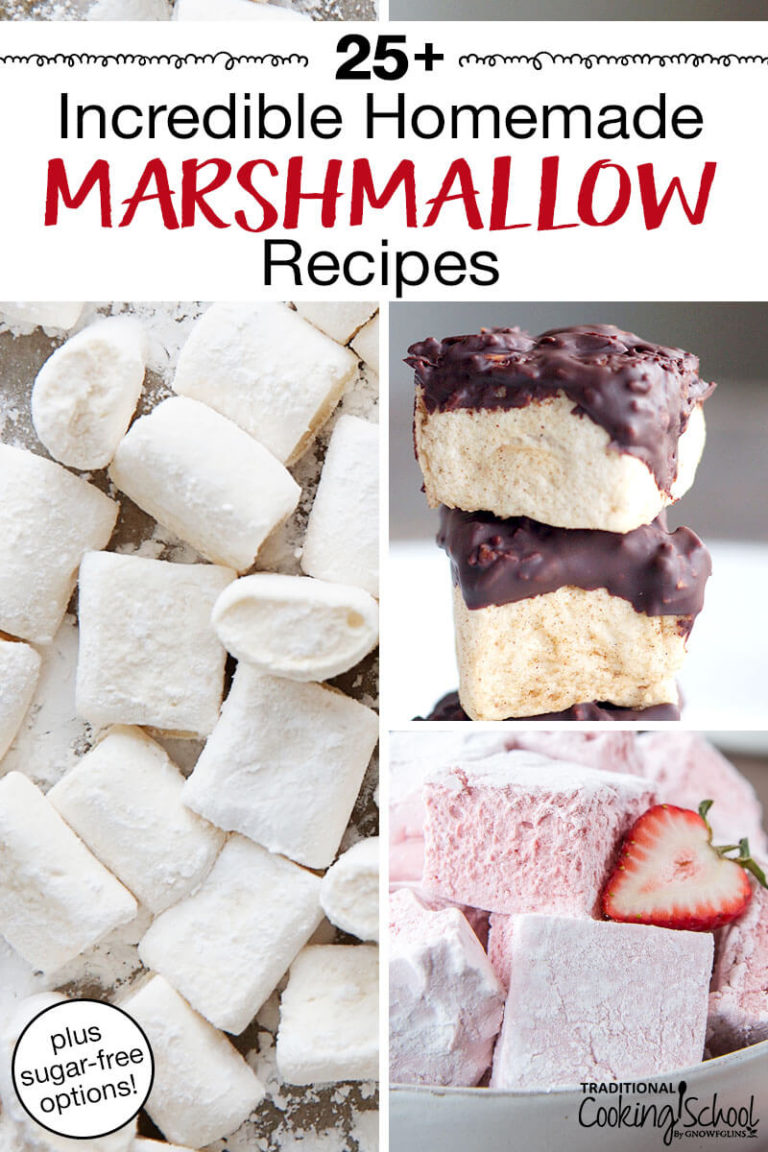 25+ Incredible Homemade Marshmallow Recipes (+sugar-free options!)