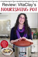 VitaClay Nourishing Pot Review +Apple-Blueberry "Cream of Wheat"